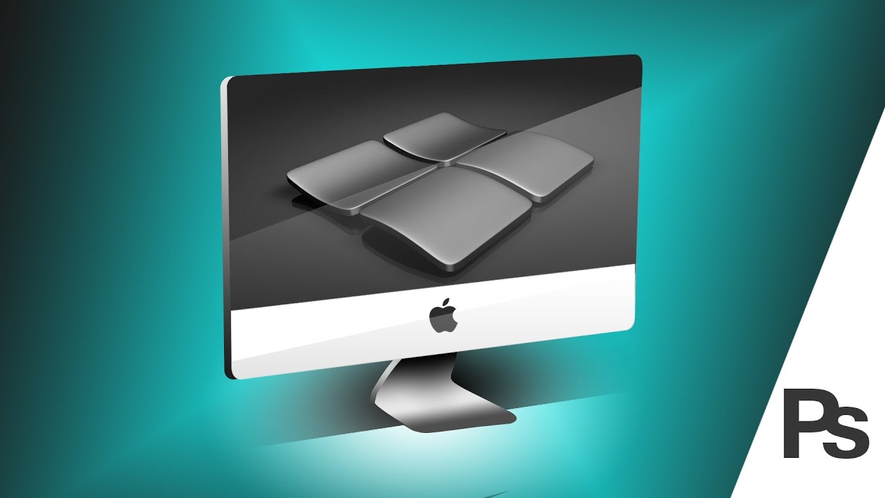 How to create a desktop computer in photoshop | photoshop tutorial ...