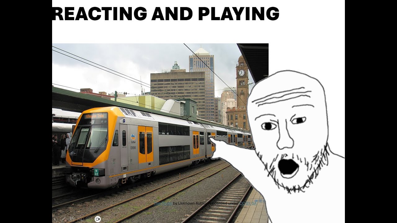 Reacting to videos and Playing Sydney Train Games - YouTube