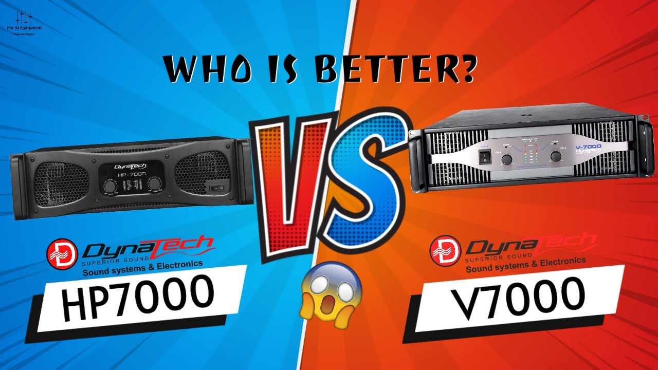 DYNATECH HP 7000 VS V 7000 AMPLIFIER | Which is Better for Live & Dj | Pro Dj Equipments - YouTube