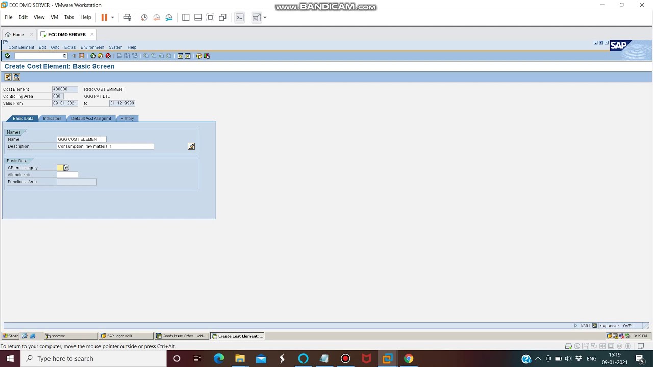 Error G/L Account 400000 for xxx Cost Element || SAP MM ERROR - YouTube