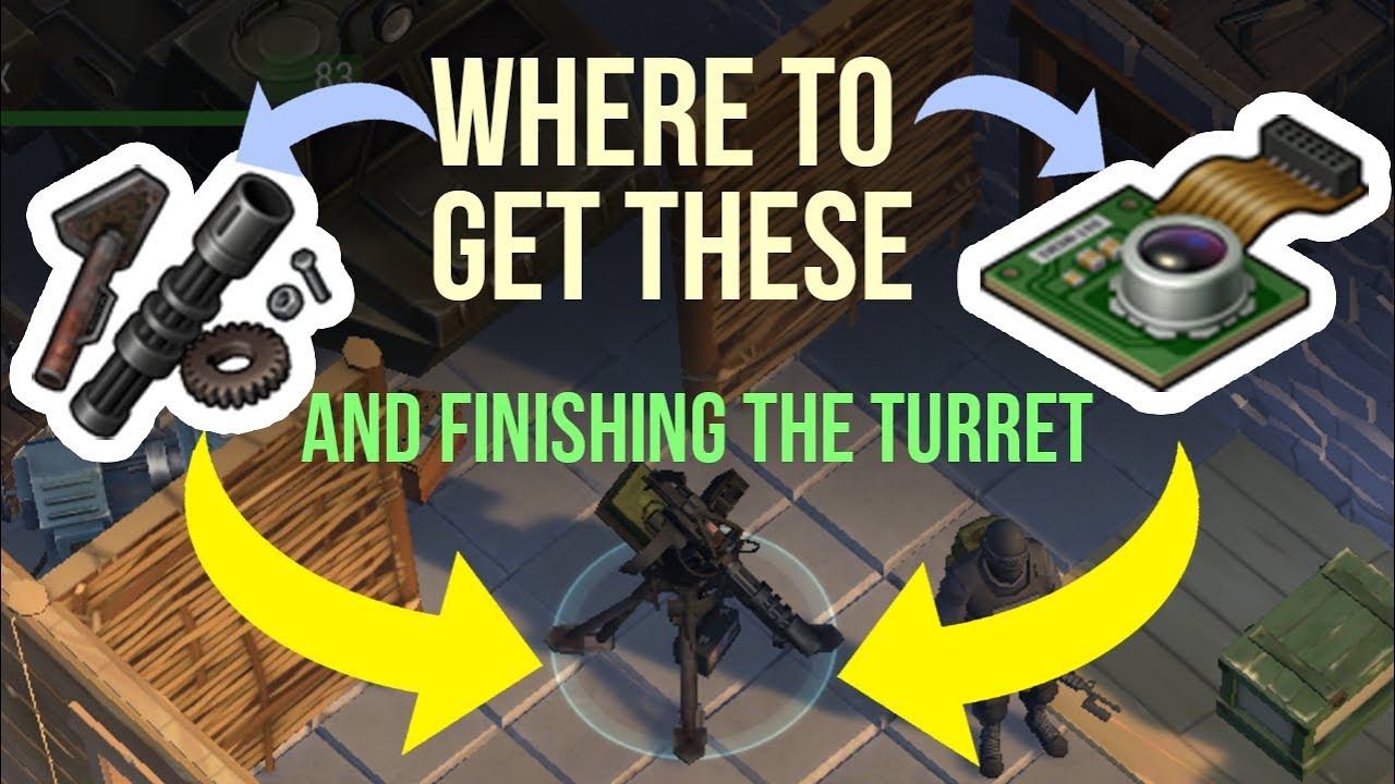 How to get HEAT SENSOR & TURRET PARTS & FINISHING TURRET - Last day on ...