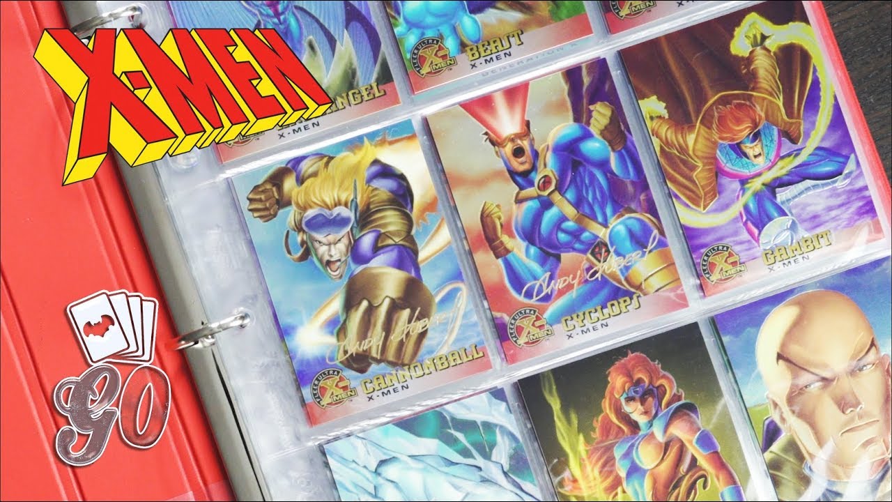 1995 Fleer Ultra X-men Chromium Trading Cards - YouTube
