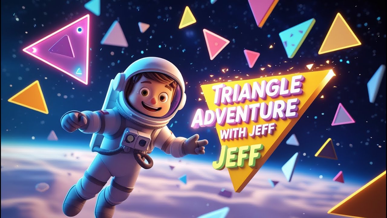 Jeff’s Amazing Journey to Triangle Planet! 🚀🔺 Fun Shapes Adventure for ...