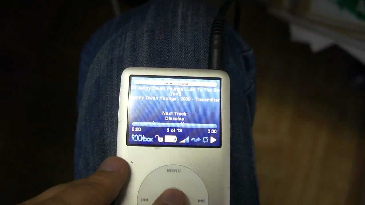 My Ipod classic 6G 80GB thin, RockBox installed, part 2 - YouTube