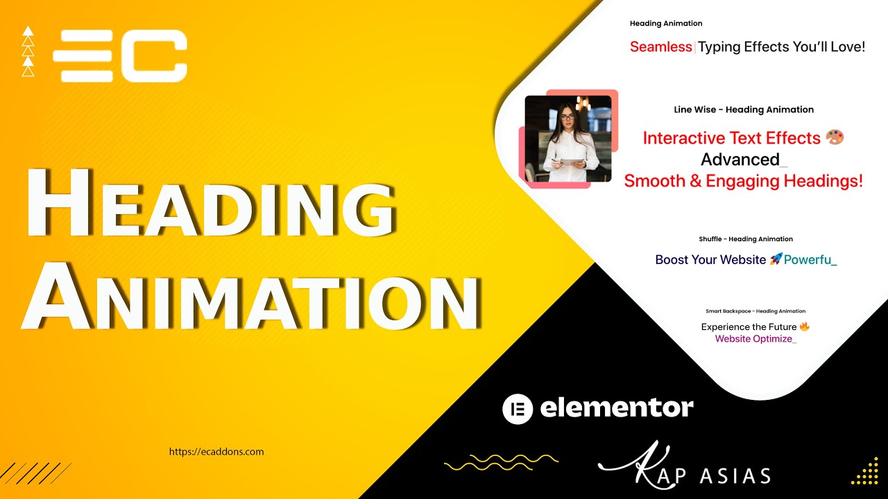 🚀 Heading Animation – Make Your Titles Stand Out! 🎉 - YouTube