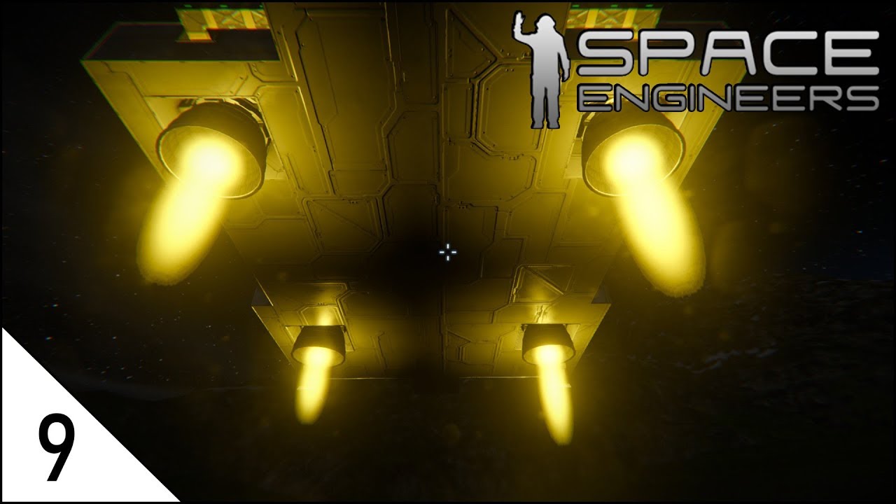 Space Engineers Let's Play (Ep 9) - FIRST LIFTOFF/TESTING THE SHIP ...