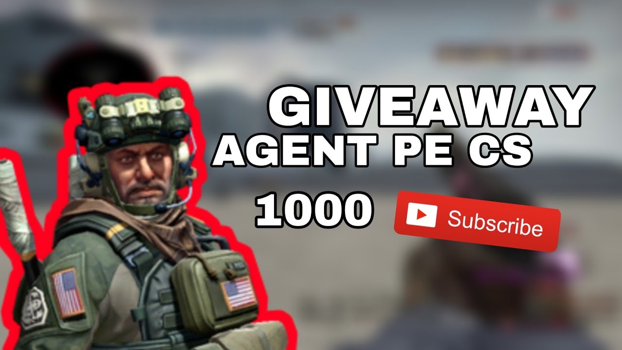 GIVEAWAY : Agent BUCKSHOT pe CS ‼️ ️ *Special pentru 1000 de ABONAȚI ...