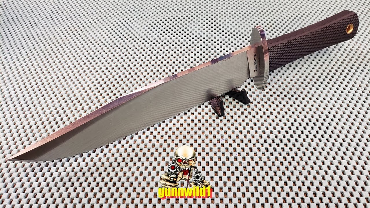 Cold Steel Trail Master CPM-3V knife - YouTube