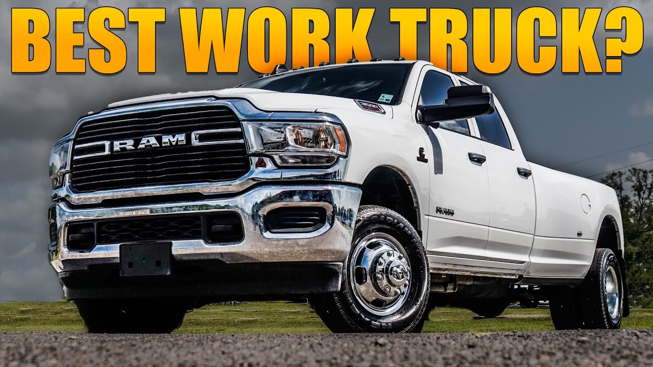 Best Work Truck? First Look at 2021 Ram 3500 Tradesman! - YouTube