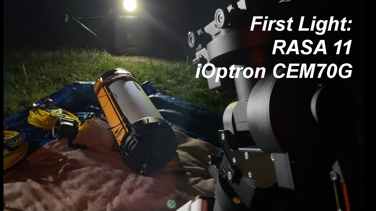 First Light for a New RASA 11 Telescope for EAA Live Sessions at ...