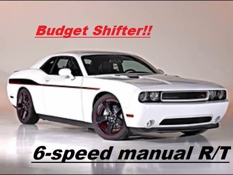 "Budget Shifter!" Challenger r/t 6-speed manual! - YouTube
