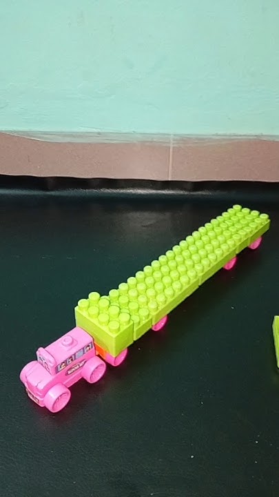 Satisfying DIY Blocks Lorry | Lego Building Blocks | #buildingblockstoys #shorts - YouTube