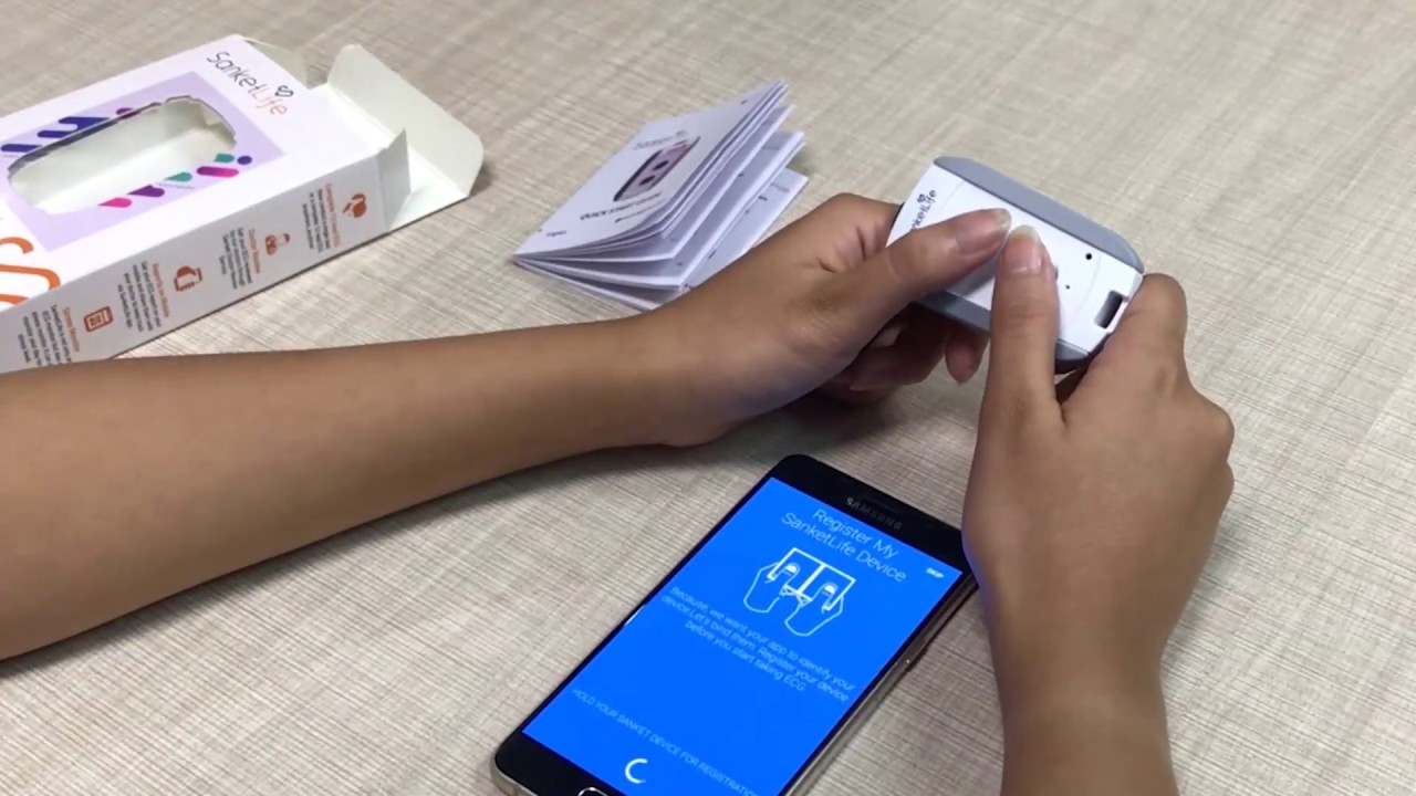 SanketLife Portable ECG/EKG Device : Demo - YouTube