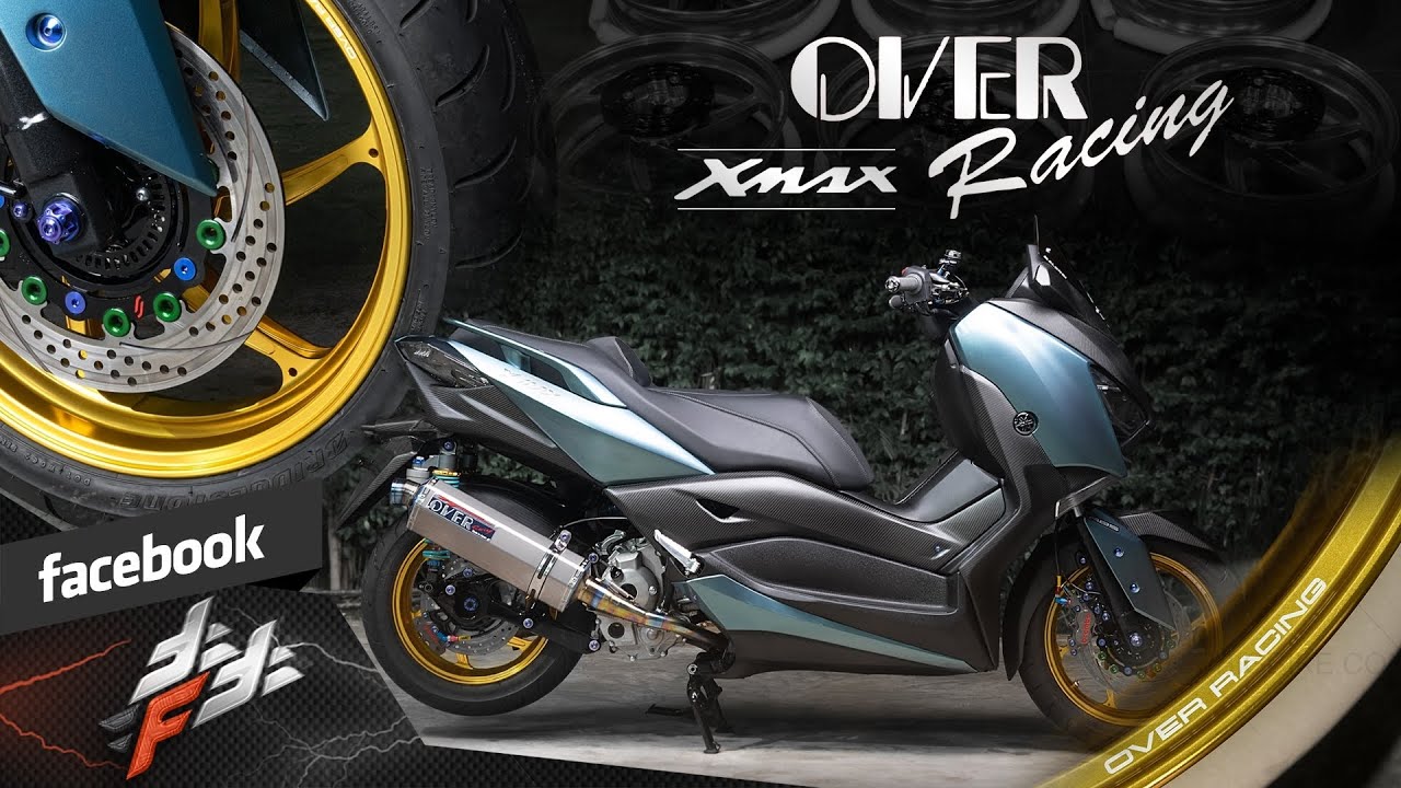 บรรยากาศการติดตั้งล้อ Over Racing ในรถ YAMAHA : X-MAX 300 - YouTube