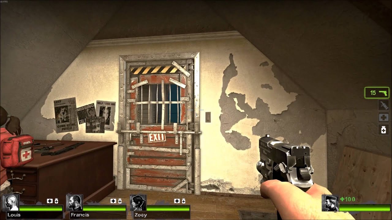 L4D2 Checkpoint Door 4k comparison to default - YouTube