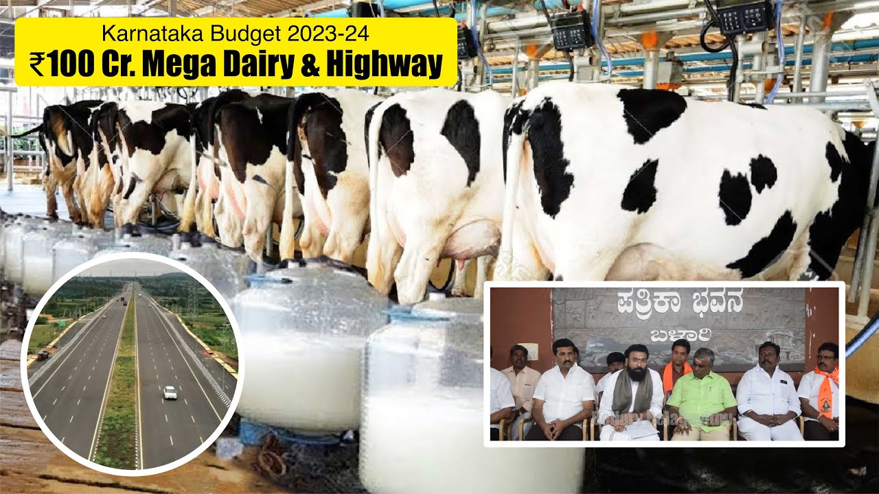 ₹100 Cr. 'Mega Dairy' For Ballari | Minister Ramulu About K'taka Budget ...