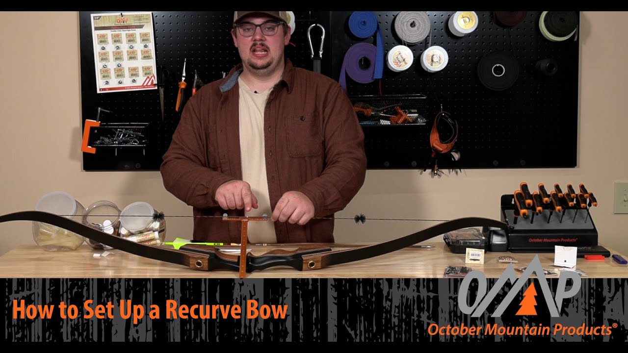 How To Set Up a Recurve Bow I October Mountain Products - YouTube