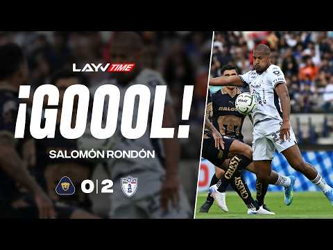 ¡GOL DE SALOMÓN RONDÓN! | El Rey amplía la ventaja | Pumas 0 - 2 Pachuca | Layvtime