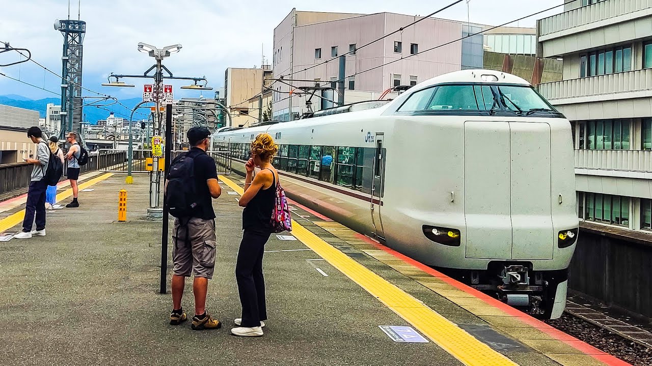 Railway Line JR San-In Line : Nijo Station to Saga-Arashiyama Station ...