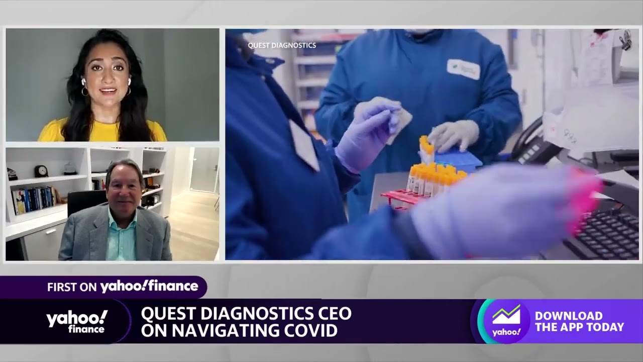 COVID-19 testing volume has 'come down,' Quest Diagnostics CEO says ...