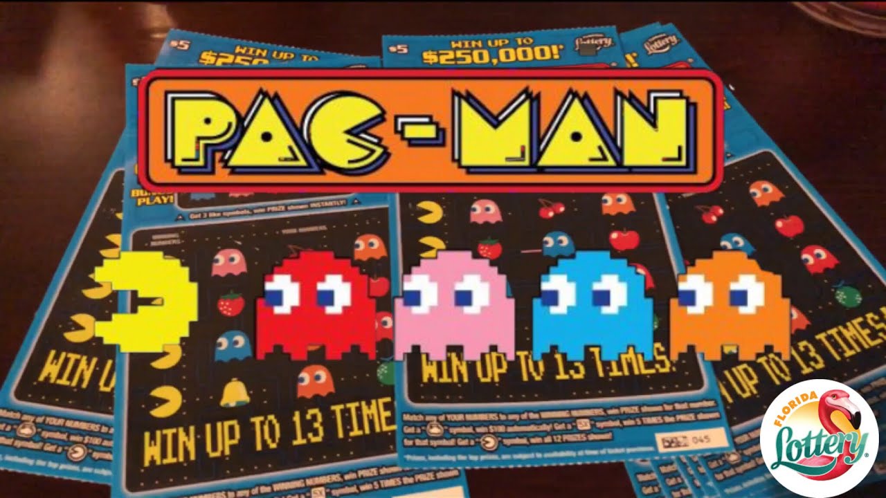 Pac-Man Lottery Tickets! $250,000 TOP PRIZE! - YouTube