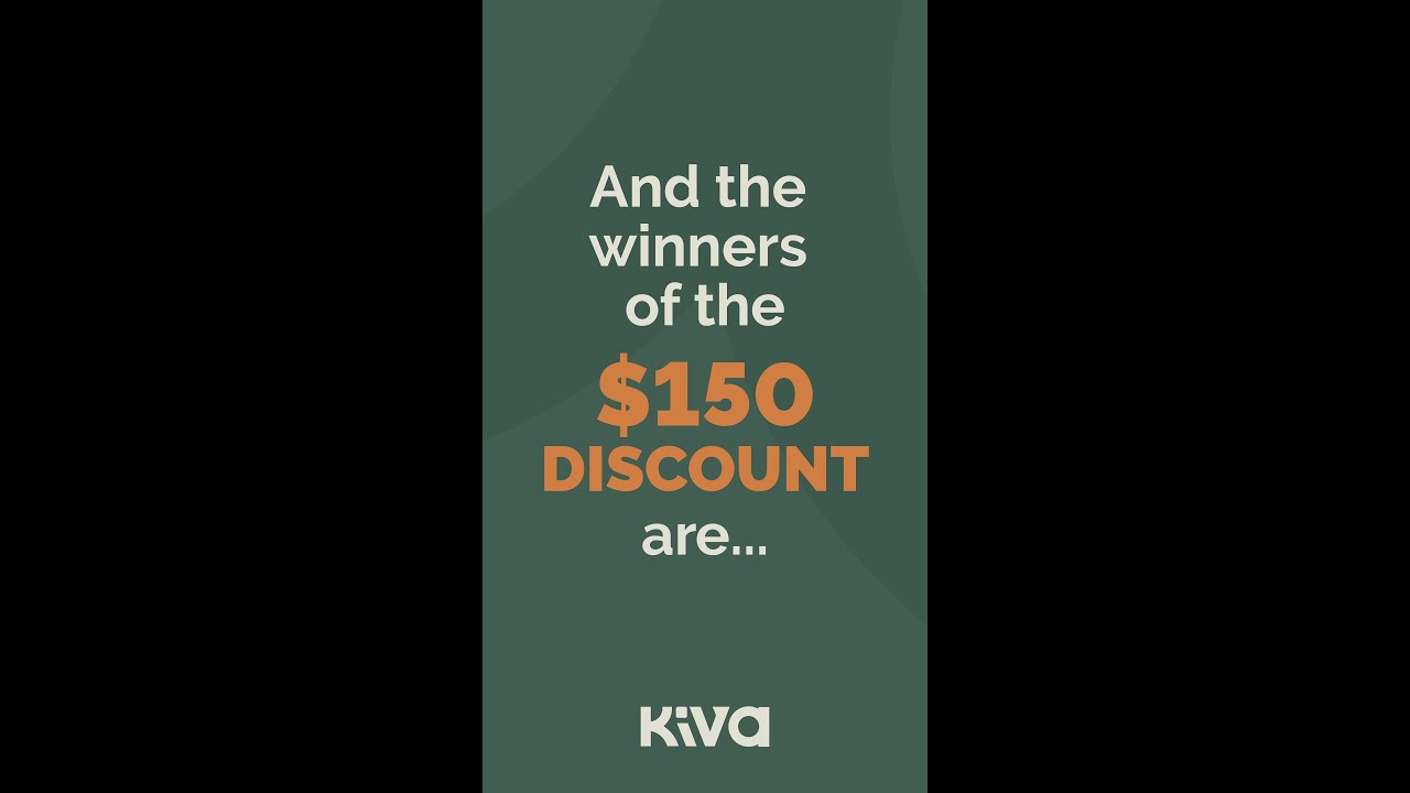 KIVA Living - $150 Discount Winners! - YouTube