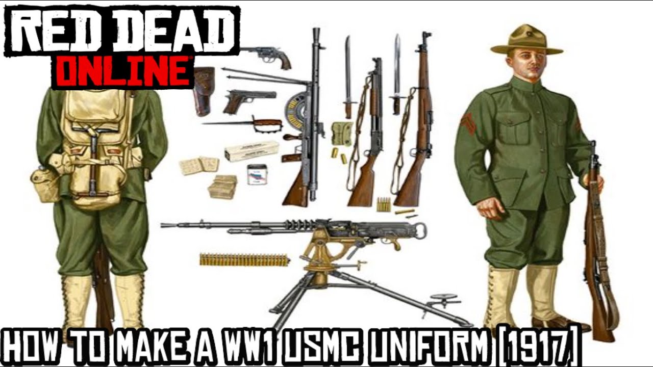 RDO: How to Make a WW1 USMC Uniform (1917) - YouTube