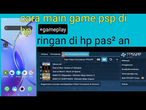 cara main game PSP di hp - YouTube