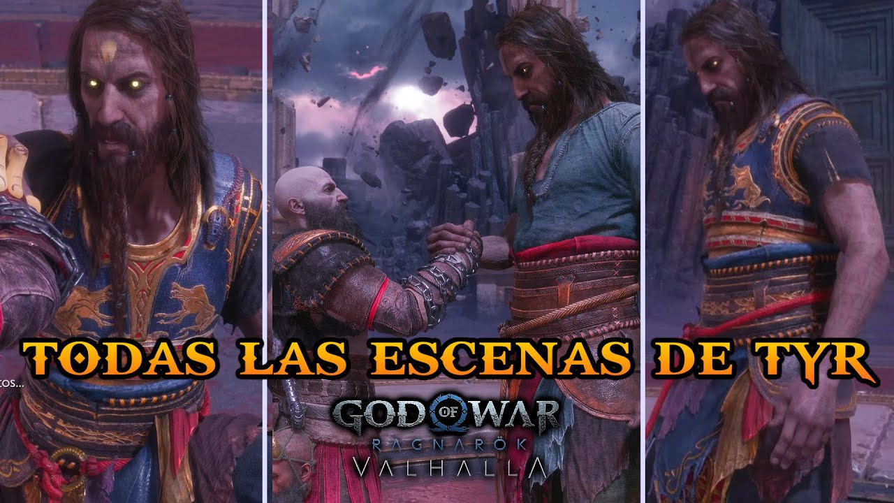 Todos las Escenas de Tyr en Valhalla | GOD OF WAR RAGNAROK VALHALLA ...