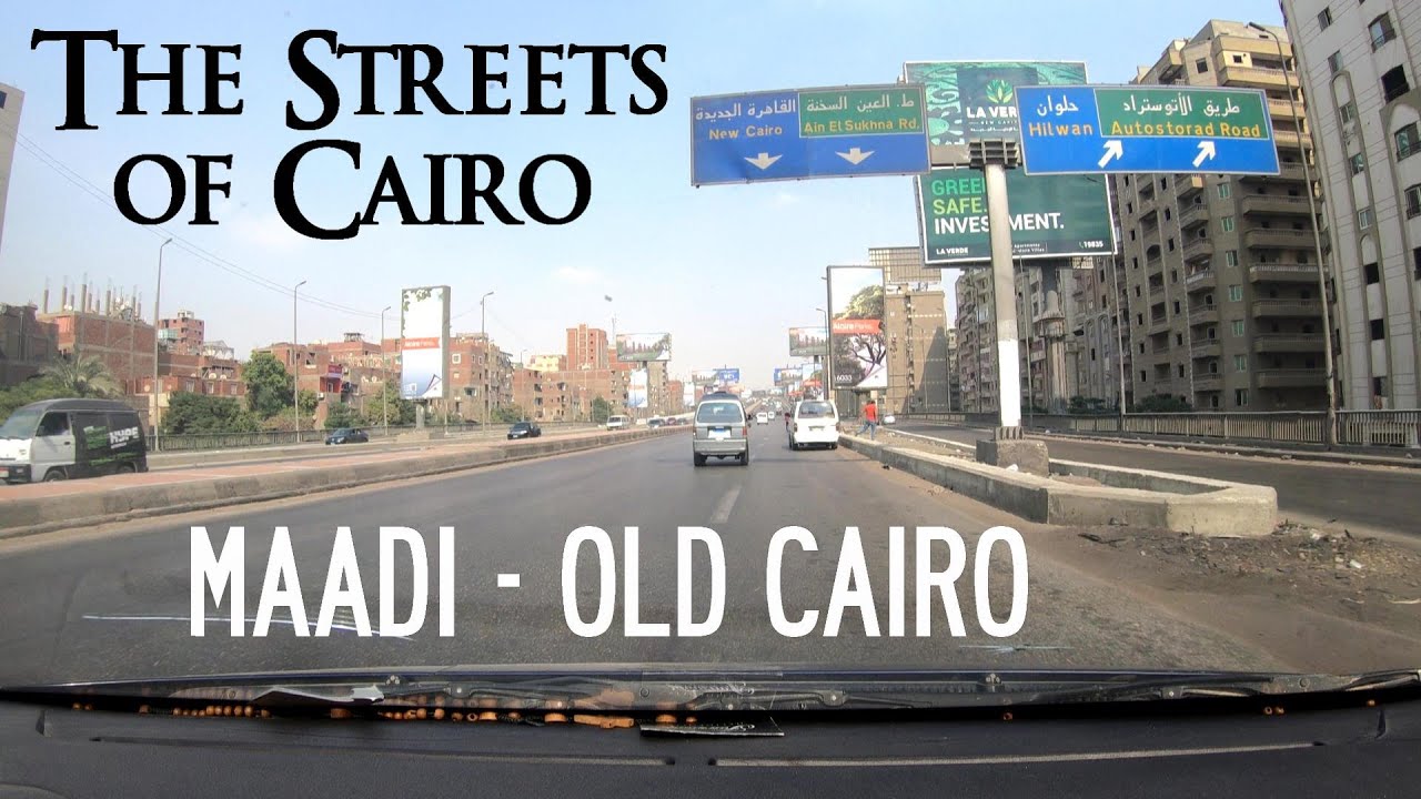 The Streets of Cairo - Maadi → Old Cairo (10km/6mi), Egypt 🇪🇬 - YouTube