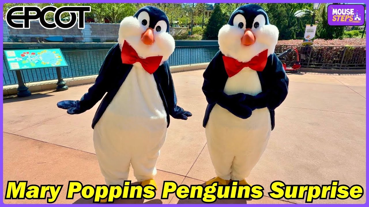 Penguins from 'Mary Poppins' in Surprise Meet and Greet (and Dance!) at ...
