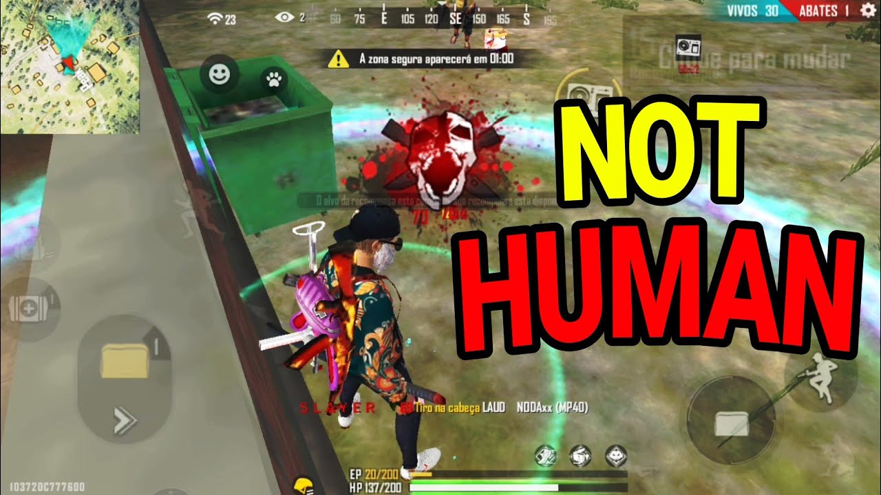 NOT HUMAN!! FREE FIRE HIGHLIGHTS #3 | Slayer SH - YouTube