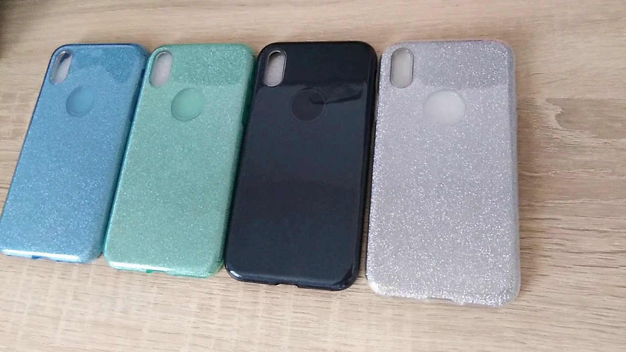 Huse iPhone X/XS cu Sclipici- www.accesorii-euroama.ro - YouTube
