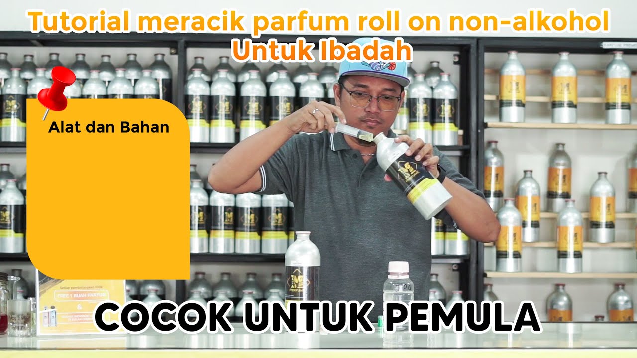 Sangat Mudah No Ribet!! Tutorial racik Parfum Roll On Non-Alkohol Untuk ...