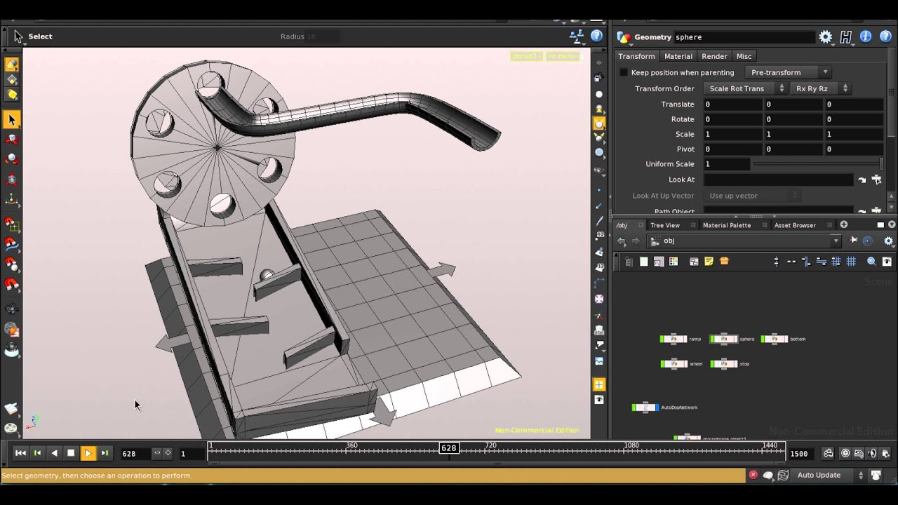 Houdini Rigid Body Sim Test - YouTube