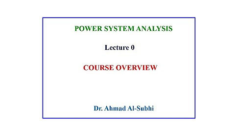 Power System Analysis Course - YouTube