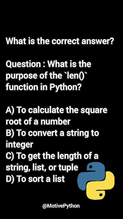 Comment Your Answer Python Pythonprogramming Pythoncode Python3 Pythondeveloper Youtube