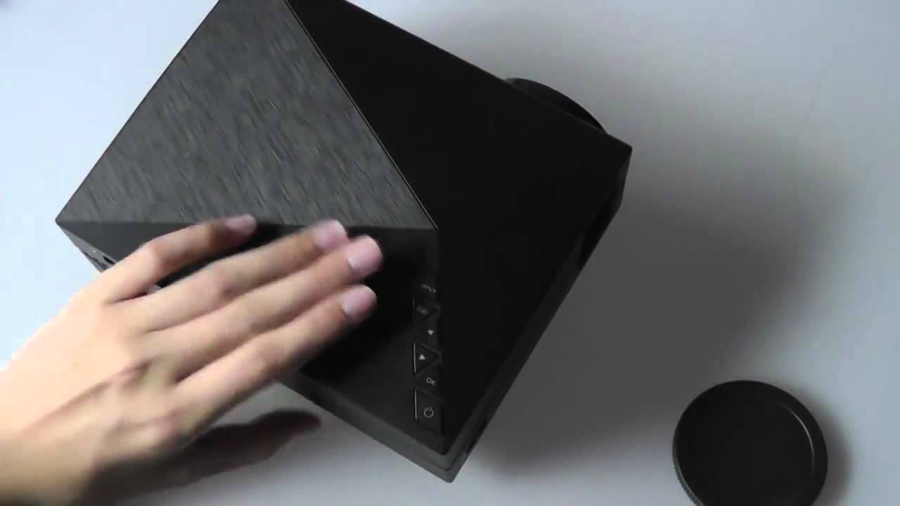 REVIEW Taotaole Mini LED Projector LCD 1000 Lumens Multimedia Beamer ...