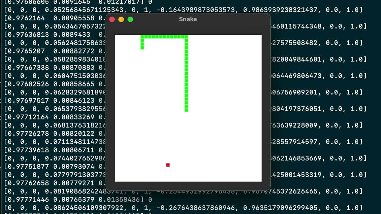 AI snake game from scratch - YouTube