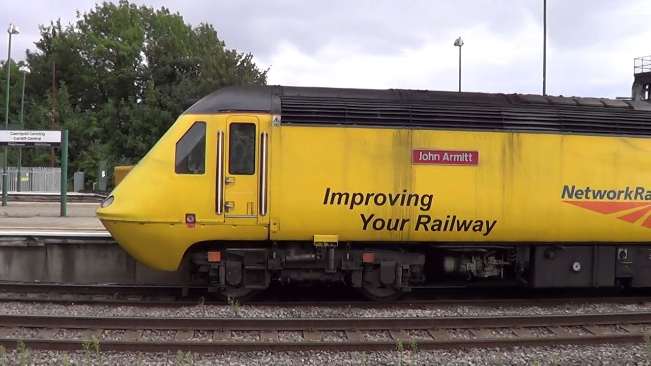 HST Network Rail in Cardiff - YouTube