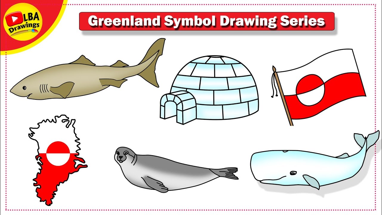 Symbol of Greenland Drawings | LBA Drawings - YouTube
