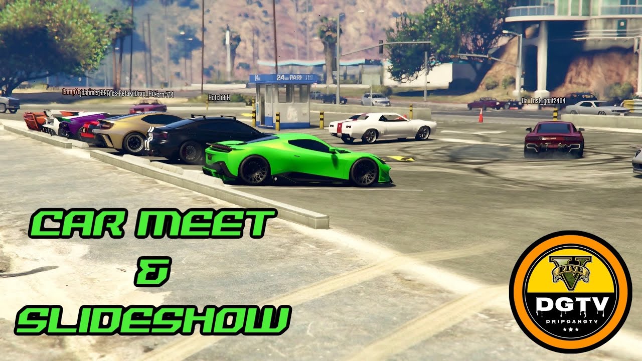 GTA5 | CAR MEET & SLIDESHOW | #gtaonline #gta5 #gtacarmeets # ...