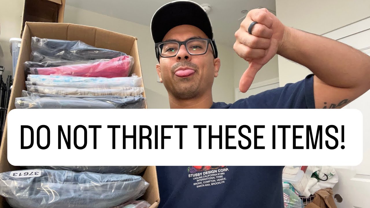 What NOT to buy at the thrift store! Going through my oldest box of ...