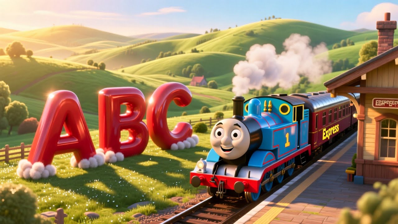 All Aboard the ABC Train | Alphabet Learning Song for Kids | Nursery ...
