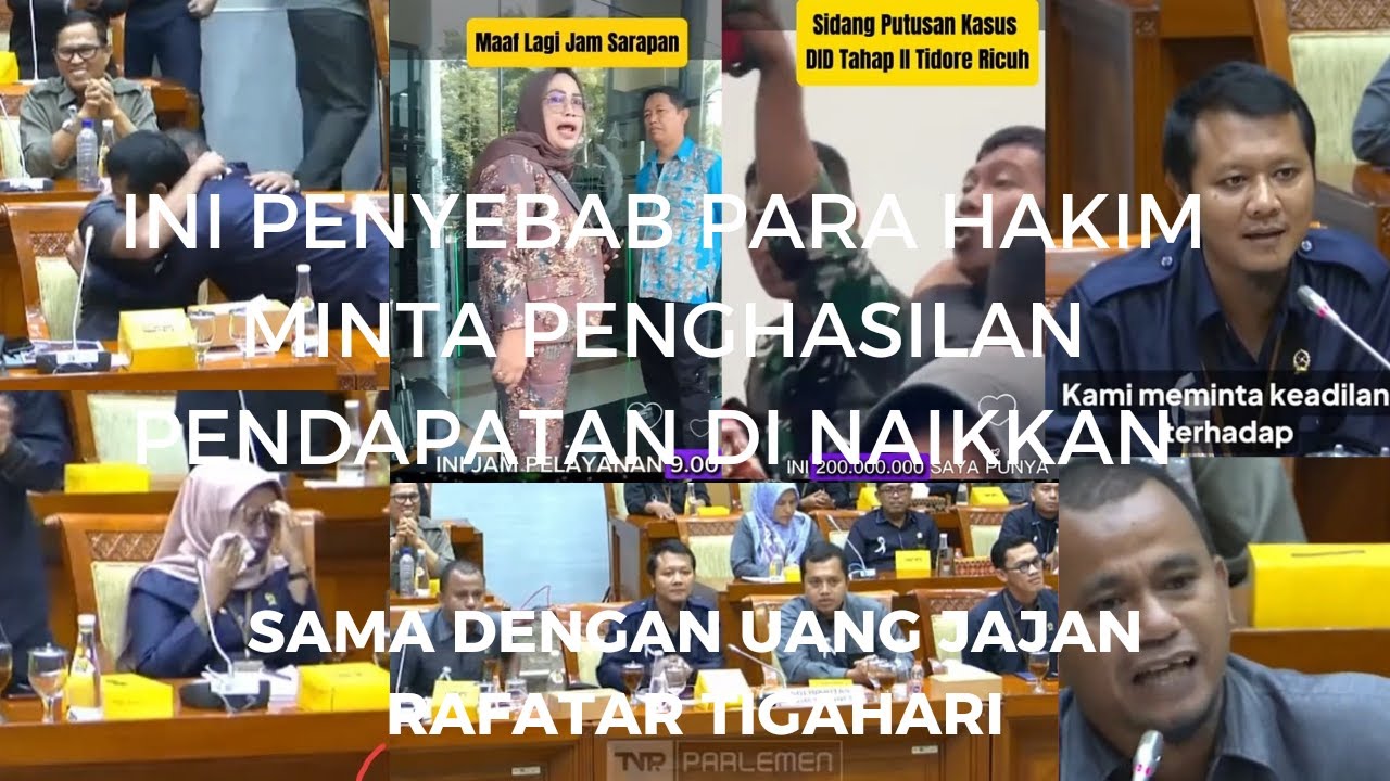 Ini Penyebab Para Hakim Minta Penghasilan Pendapatan Di Naikan, Benarkah" - YouTube