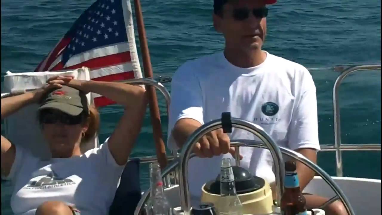 Sailing on Lake Michigan near South Haven - YouTube