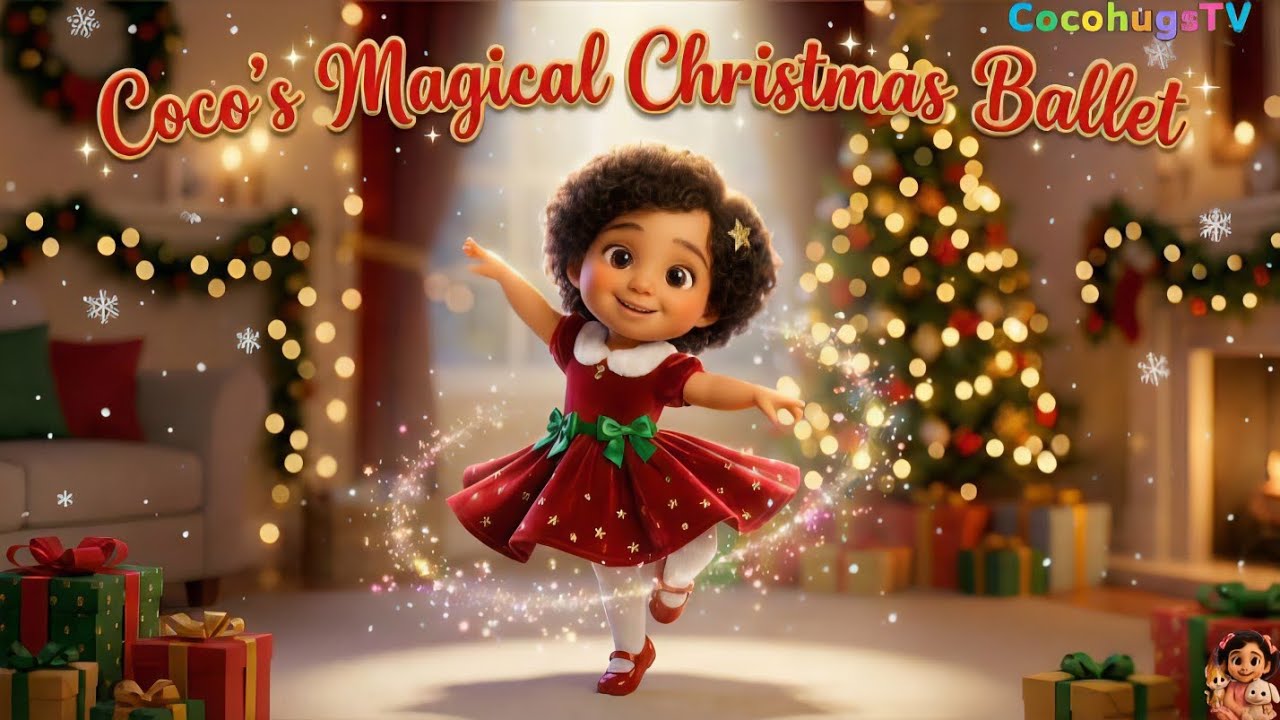 🎄 Coco’s Magical Christmas Ballet | Cute Kids Dance for Christmas| # ...