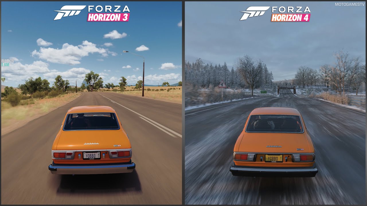 Forza Horizon 3 vs Forza Horizon 4 - 1974 Toyota Corolla SR5 Sound ...