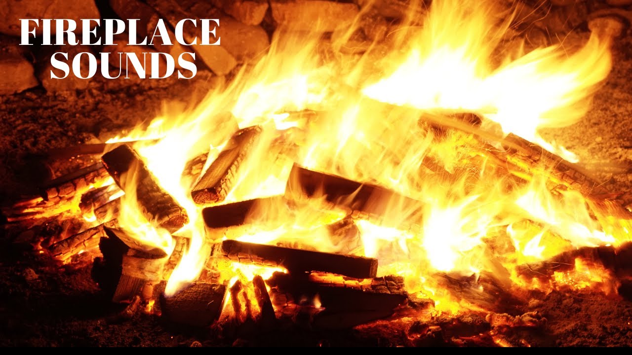 1 Hour of Relaxing Fireplace Sounds - Crackling Fire Sounds & Burning ...