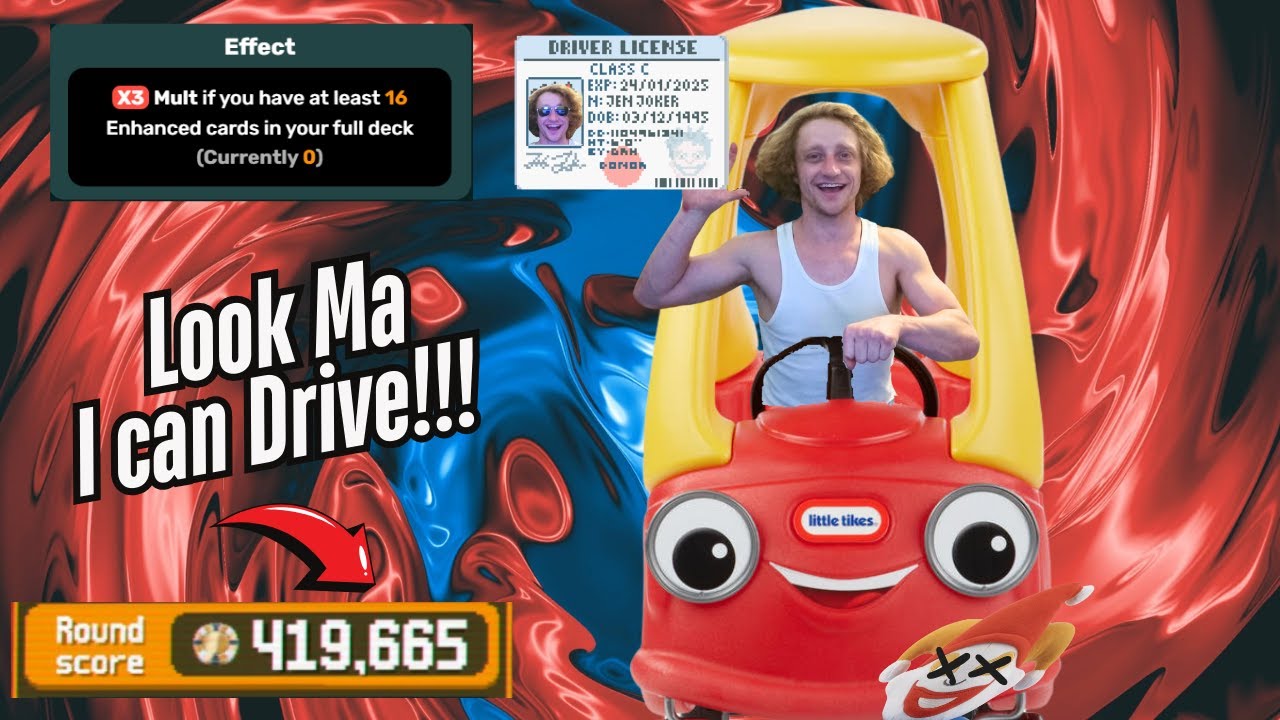 I can finally DRIVE!!!! | Balatro - YouTube
